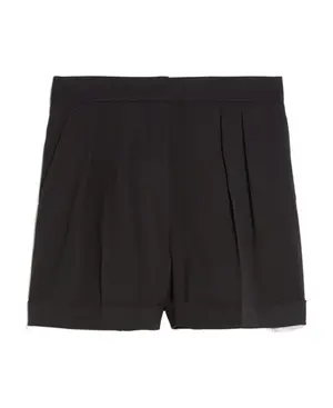 Max Mara Turn-up Pleated Shorts