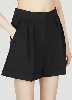 Max Mara Turn-up Pleated Shorts