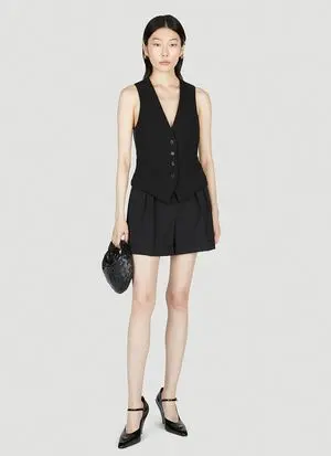 Max Mara Turn-up Pleated Shorts