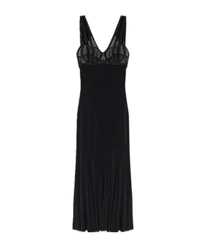 Dolce & Gabbana Lace Trim Spaghetti Strap Dress