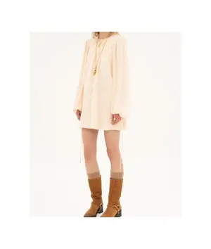 Chloé Jacquard Silk Mini Dress