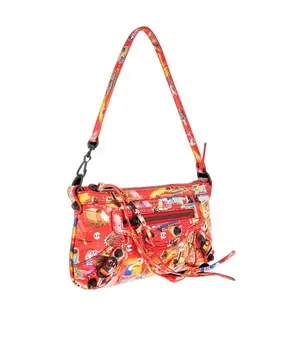 Balenciaga Le City Ice-cream Print Shoulder Bag - Red