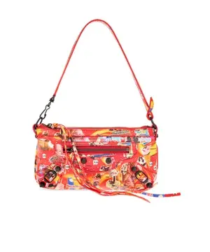 Balenciaga Le City Ice-cream Print Shoulder Bag