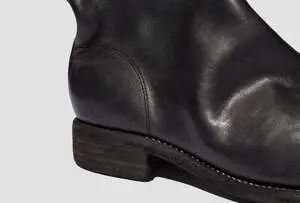 Guidi Round Toe Zip Up Ankle Boots
