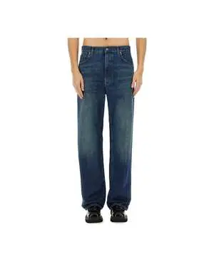 Dolce & Gabbana Logo Embroidered Jeans