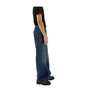 Dolce & Gabbana Logo Embroidered Jeans