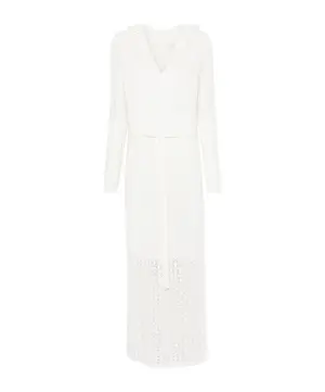 Zimmermann Wylie Maxi Dress With Hood And Belt