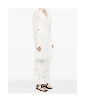 Zimmermann Wylie Maxi Dress With Hood And Belt