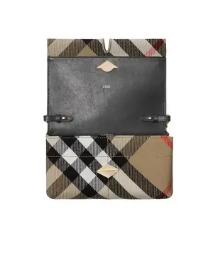Burberry Checked Mini Bag