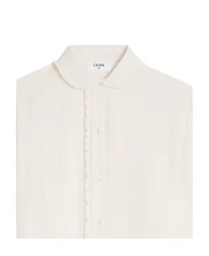 Celine Silk Crepe Loose Shirt