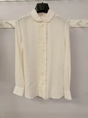 Celine Silk Crepe Loose Shirt
