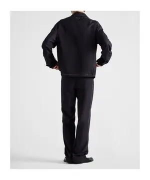 Prada Zip-up Bomber Jacket