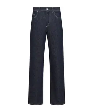 Dior Belt-loop Jeans - Blue
