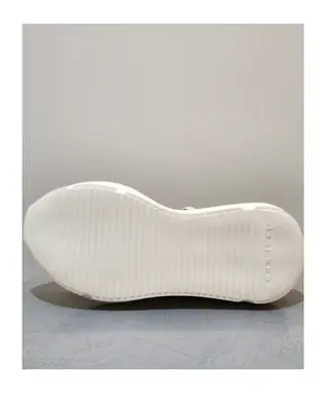 Rick Owens High Top Canvas Sneakers With Side Zipper And Tie Fastening