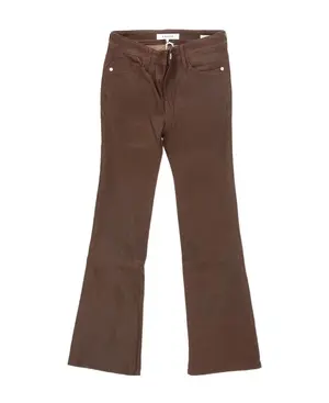 FRAME Flared Leather Trousers