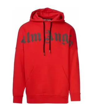 Palm Angels Logo Print Hoodie