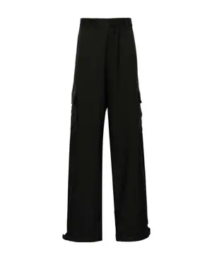 Off-white Wide Leg Bottoms For Men