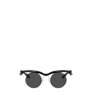 Prada Round Frame Sunglasses - Black