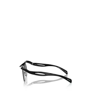 Prada Round Frame Sunglasses - Black