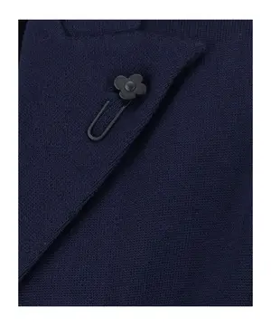 LARDINI Double-breasted Patch-pocket Jacket