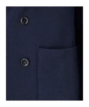 LARDINI Double-breasted Patch-pocket Jacket