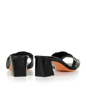 Santoni 60mm Leather Mules