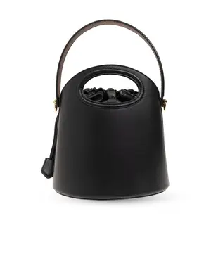 Etro Saturno Medium Drawstring Bucket Bag - Black