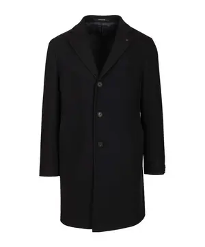 Tagliatore Bruce Lined Coat - Blue