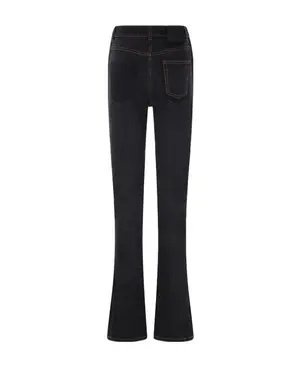 Alexander McQueen Slim Fit Bootcut Jeans With Trumpet Hem - Blue