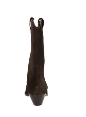 Isabel Marant Étoile Duerto Pointed-toe Cowboy Boots - Black