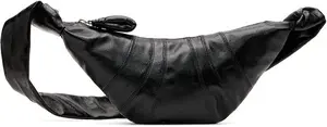 LEMAIRE Croissant Zipped Small Crossbody Bag - Black
