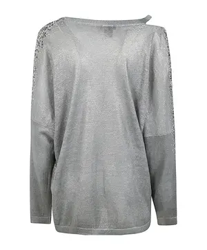 Avant Toi Embellished V-neck Jumper