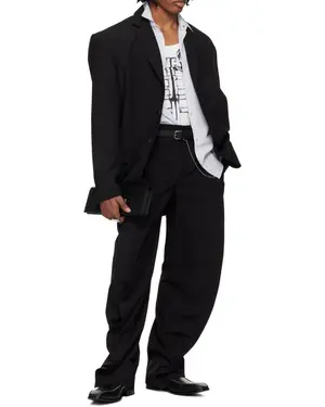 Y/project Pinched Front Dropd Shoulder Blazer
