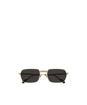 Cartier Cartier Rectangle Frame Sunglasses Black