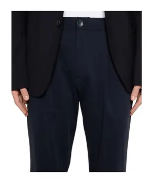 Herno Straight Leg Pants - Black