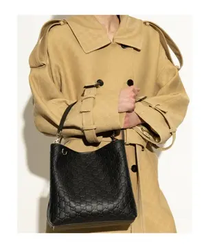 Gucci Embossed Shoulder Bag