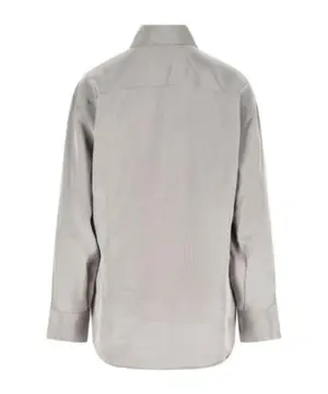 RÓHE Long Sleeve Striped Shirt - Gray
