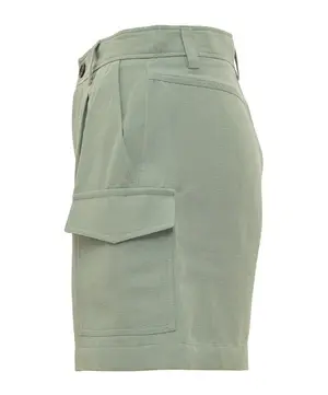 Woolrich Button Detailed Cargo Shorts - Gray