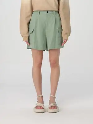 Woolrich Button Detailed Cargo Shorts - Gray