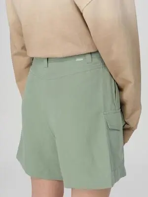 Woolrich Button Detailed Cargo Shorts - Gray