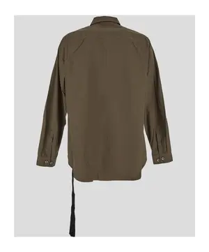 Rick Owens Long-sleeved Button-up Shirt - Brown