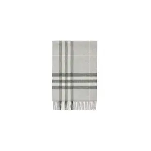 Burberry Checked Fringed-edge Scarf - Mitten