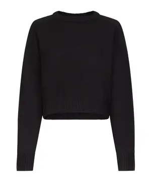 Loulou De Saison Bruzzi Crewneck Jumper - Black