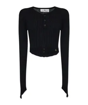 VIVIENNE WESTWOOD Orb-embroidered Crewneck Sweater