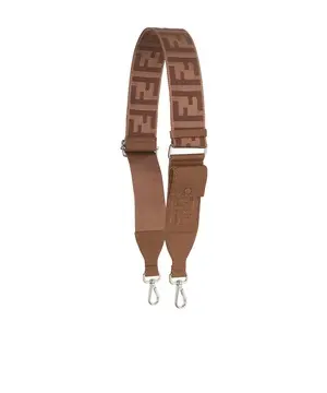 Fendi Strap You Ff Jacquard Bag Strap - Brown