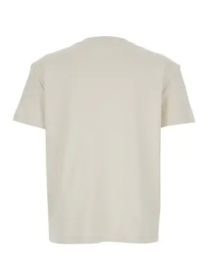 Max Mara Bella Graphic-embroidered Crewneck T-shirt - Sand-colored