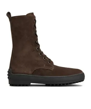 TOD'S Tod's Lace-Up Chelsea Boots Black