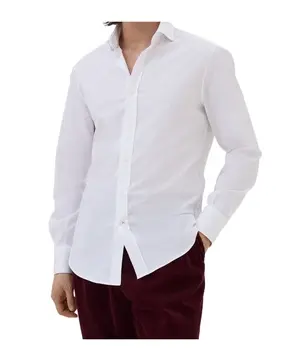 Brunello Cucinelli Spread-collar Long-sleeved Shirt