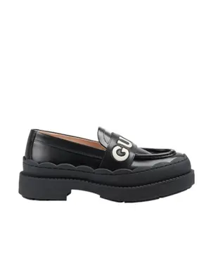 Gucci Loafer With Logo Detail And Grooved Sole