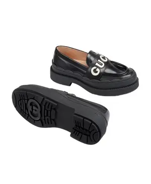 Gucci Loafer With Logo Detail And Grooved Sole